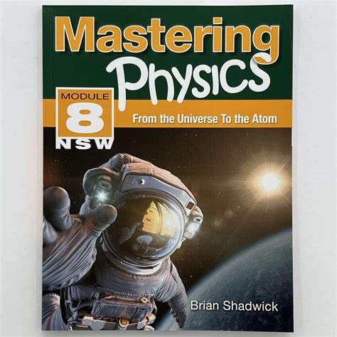 Mastering Physics Module 8 Bowman Books Pty Limited