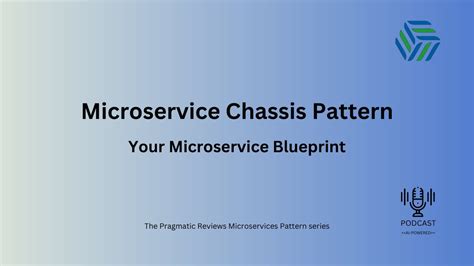 Microservice Architecture Made Easy With The Chassis Pattern Youtube Music