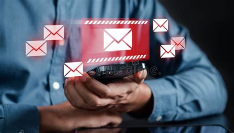 Alert Email Inbox And Spam Virus With Warning Caution For Notification