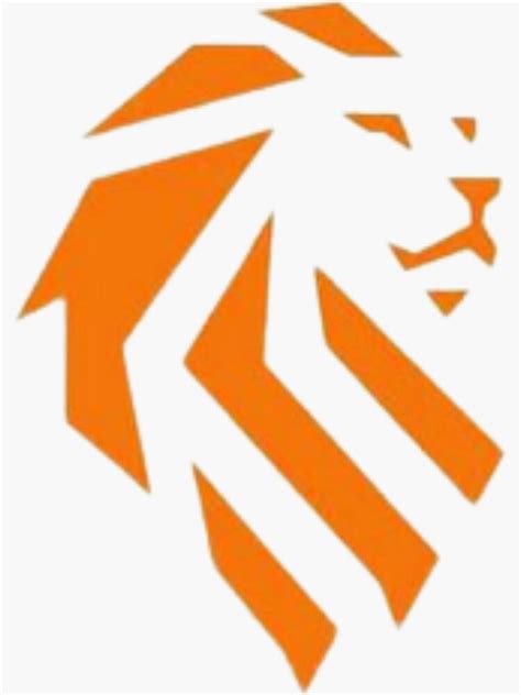 Lion Design Sticker By G Florian Redbubble