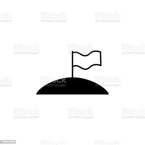 달 아이콘 플래그입니다 공간 아이콘의 요소입니다 프리미엄 품질 그래픽 디자인 아이콘입니다 표지판 개요 기호 웹사이트 웹 디자인 모바일 응용 프로그램에 대 한 컬렉션 아이콘