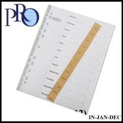 Index Divider PVC Prosperin Marketing Sdn Bhd