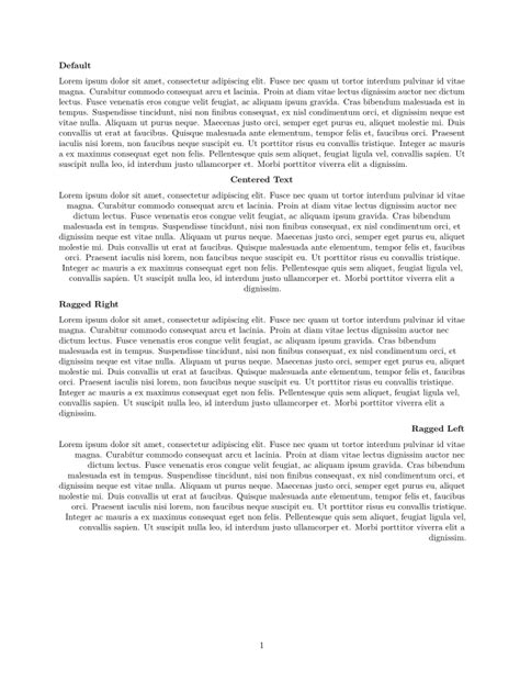 Latex How To Justify To Both Sides Text In R Markdown When Knitting In Pdf Output Stack