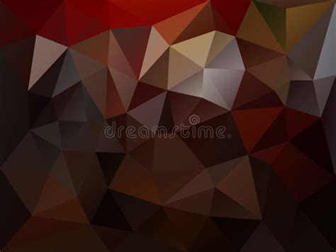 Vector Irregular Polygon Background With A Triangle Pattern In Dark