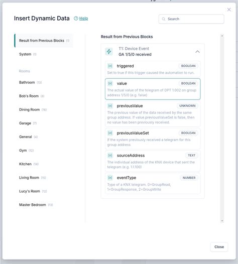 Working With KNX In Automations Home Server Documentation