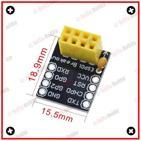 Esp8266 Esp 01esp 01s Serial Breadboard Adapter Sritu Hobby