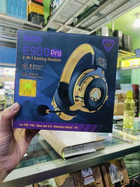 Eksa E900 Pro 7 1 Surround Gaming Headset Yellow Bd