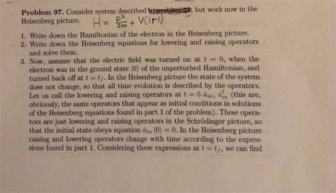 solved consider a particle moving in a central potential