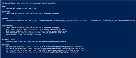 Get Networkadapterconfiguration Stephanos Constantinou Blog