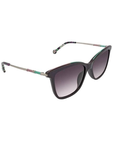 Carolina Herrera Purple Cat Eye Sunglasses Lyst