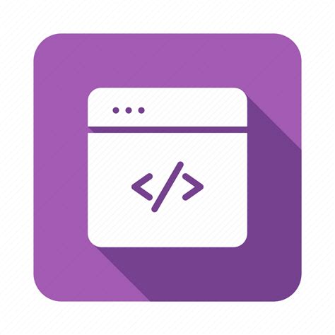 Browser Code Development Root Script Tag Web Icon Download On