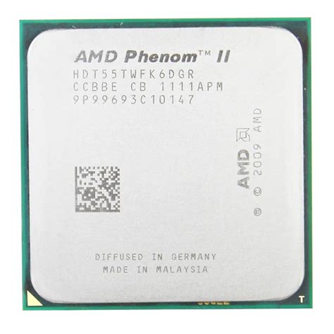 AMD Phenom II X T W CPU Processor GHz AM Processor Six Core M Desktop CPU W In