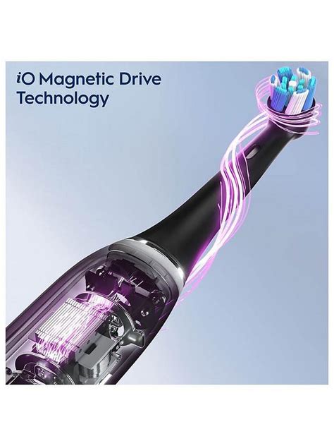 Oral B Io3 Matt Black And Ice Blue Duo Pack Travel Case Very