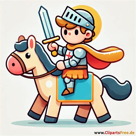 St Martin Cartoon Bild
