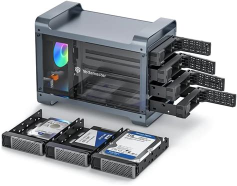 Yottamaster Bay RAID Hard Drive Enclosure USB External HDD Enclosure For SATA HDD