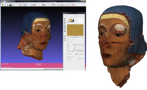 The Image On The Left Show A Snapshot Of The New Meshlab Plugin For
