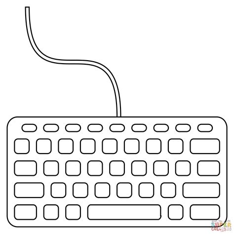Desenho De Teclado Para Colorir Desenhos Para Colorir E Imprimir Gratis