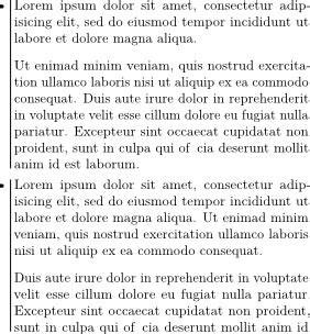 List Environment Itemize With Vertical Line Between Label And Content TeX LaTeX Stack Exchange