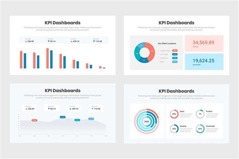 KPI Dashboard Infographics Template Power Point Google Slide Excel Keynote