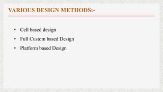 CMOS DESIGN METHOD Pptx