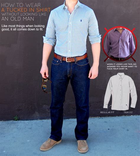 Mens Fashion Shirts Tucked In Or Out