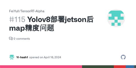 Yolov Jetson Map Issue Feiyull Tensorrt Alpha Github