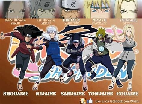 5 Hokage Of The Leaf Hokages Pinterest