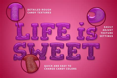 Lollipop Photoshop Layer Styles Masterbundles