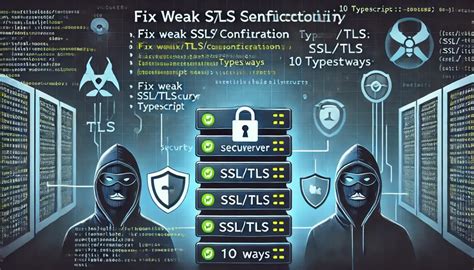 Fix Weak Ssl Tls Configuration In Typescript 10 Best Ways
