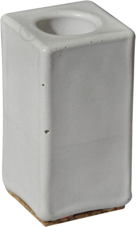 ᐉ Свічник Декоративний Verticalos білий бетон • Краща ціна в Києві Україні • Купити в Епіцентр