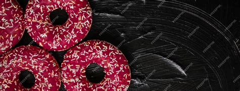 Premium Photo Frosted Donuts Sweet Food And Pastry Premium Photo Frosted Donuts Sweet Food And Pastry