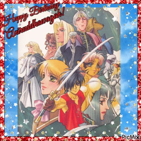 Escaflowne Birthday Greeting Free Animated  Picmix