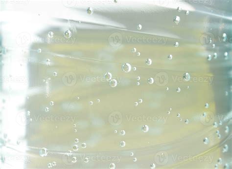Background With Macro Bubbles Of Gazin Water Wet Abstract Color