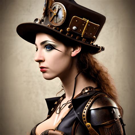 Zena Warrior Princess Steampunk Graphic · Creative Fabrica