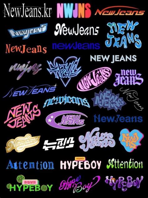 New Jeans Logo Collection Fanplus Community