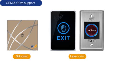 Zinc Alloy Switch Button And Button Box OEM Manufacturer S4A Access Control