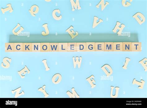 Acknowledgement Background