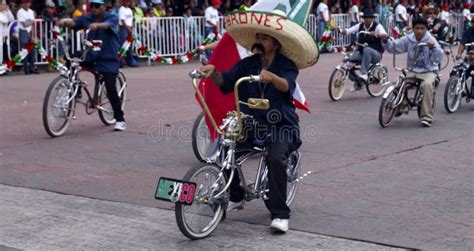 Mexican Riding A Customized Bike Editorial Photography Image Of