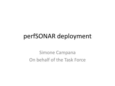Ppt Perfsonar Deployment Powerpoint Presentation Free Download Id
