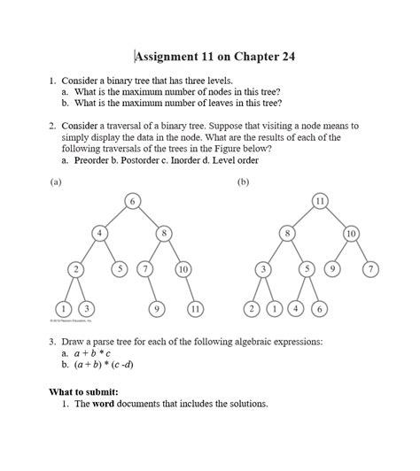 Solved Consider A Binary Tree That Has Three Levels A Chegg Com