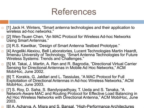 Smart Antennas In Ad Hoc Networks Ppt