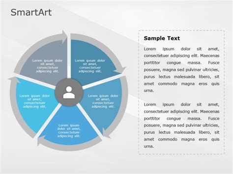 SmartArt Cycle Basic Cycle 7 Steps