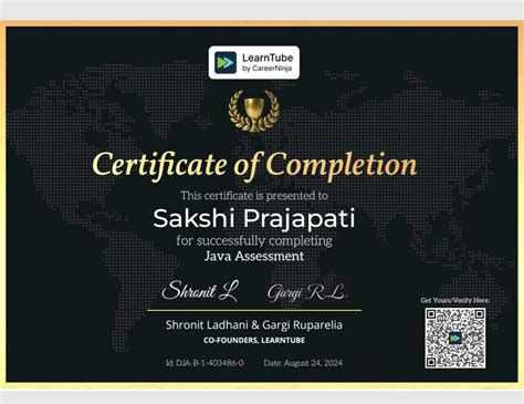 Sakshi Prajapati On Linkedin Learntube Achievement