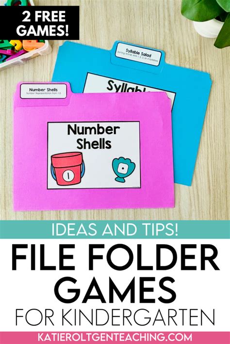 file folder games activities artofit