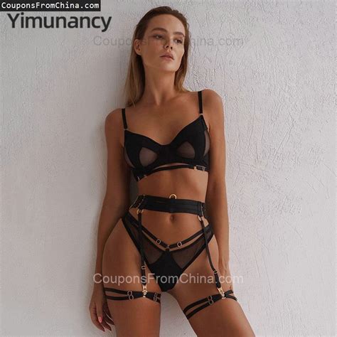 Yimunancy 3 Piece Black Bra Set For 7 18 Usd Without Coupon R