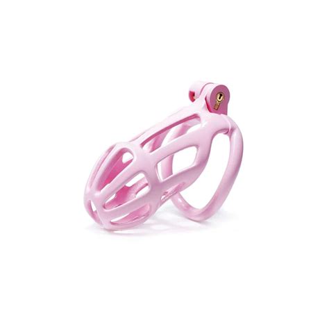 Pink Stripe Cobra Chastity Cage Kit 1 77 To 4 13 Inches Long Topchastity