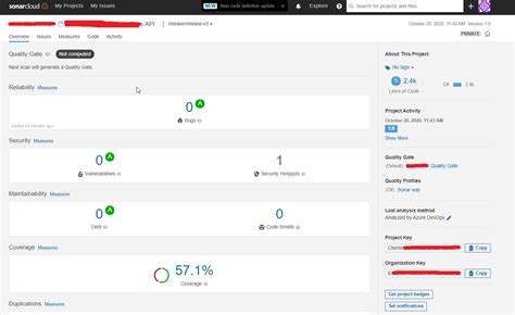 Sonarcloud Analysis Report Status None Sonarqube Cloud Sonar Community