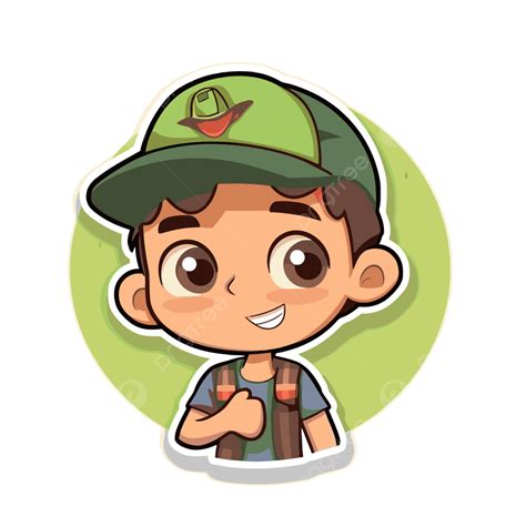 모자와 모자를 쓴 아이 벡터 사진 상표 만화 Png 일러스트 및 벡터 에 대한 무료 다운로드 Pngtree