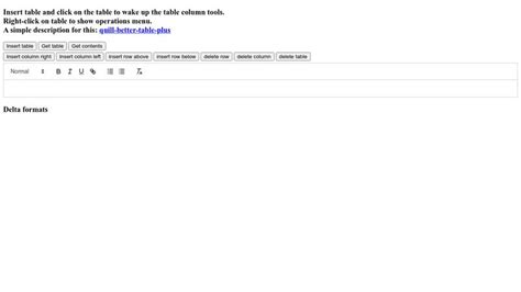 Quill Better Table Plus Demo