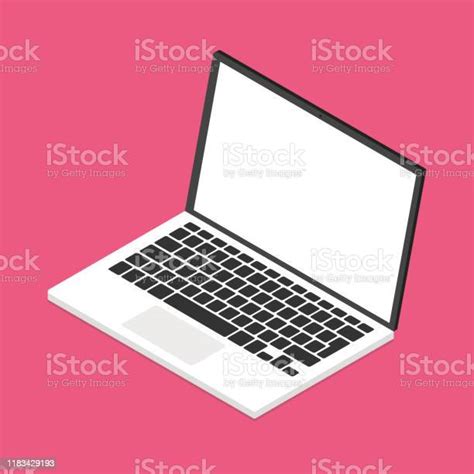 백색에 격리 된 아이소메트릭 노트북 벡터 그림입니다 노트북에 대한 스톡 벡터 아트 및 기타 이미지 노트북 0명 3차원 형태 Istock